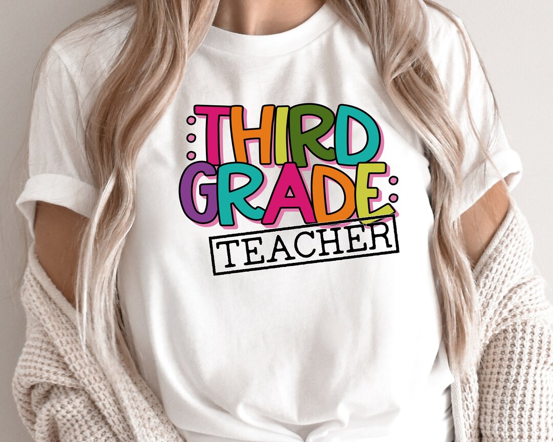 Third Grade Teacher SVG / Third Grade SVG / First Day SVG / Back to ...