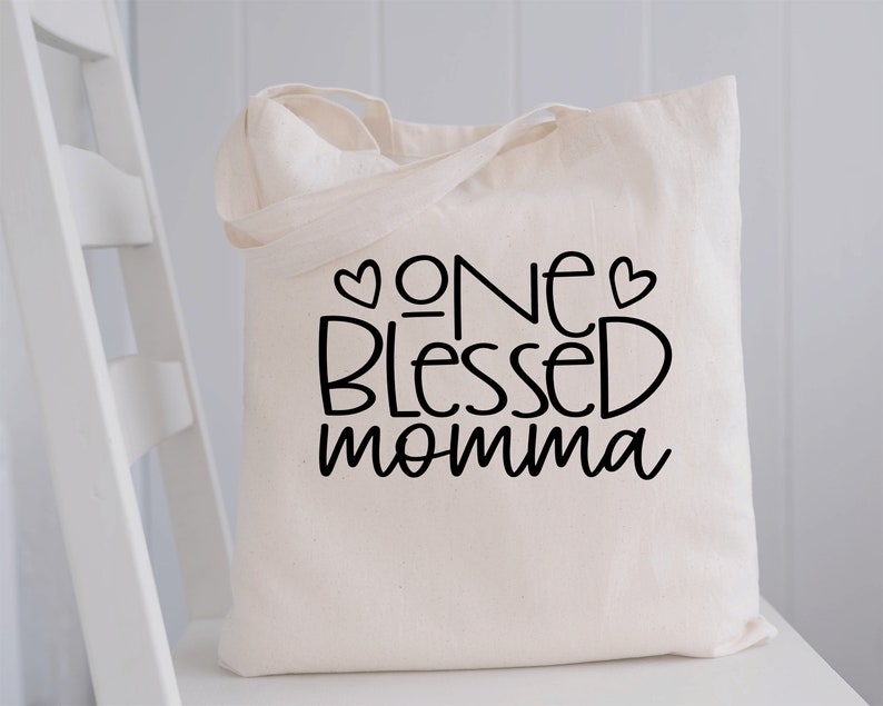 Mother's Day SVG / One Blessed Mom SVG / Blessed Momma SVG - Etsy