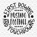 Football SVG / First Downs Touchdowns SVG / Mustang Football / - Etsy