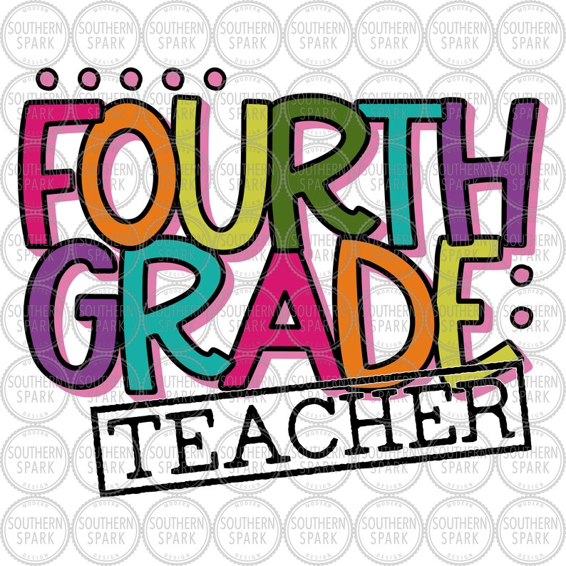 Fourth Grade Teacher SVG / Fourth Grade SVG / First Day Back - Etsy