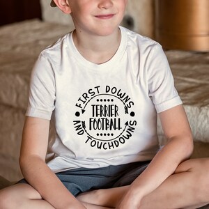 Football SVG / First Downs Touchdowns SVG / Terrier Football / Cheer ...