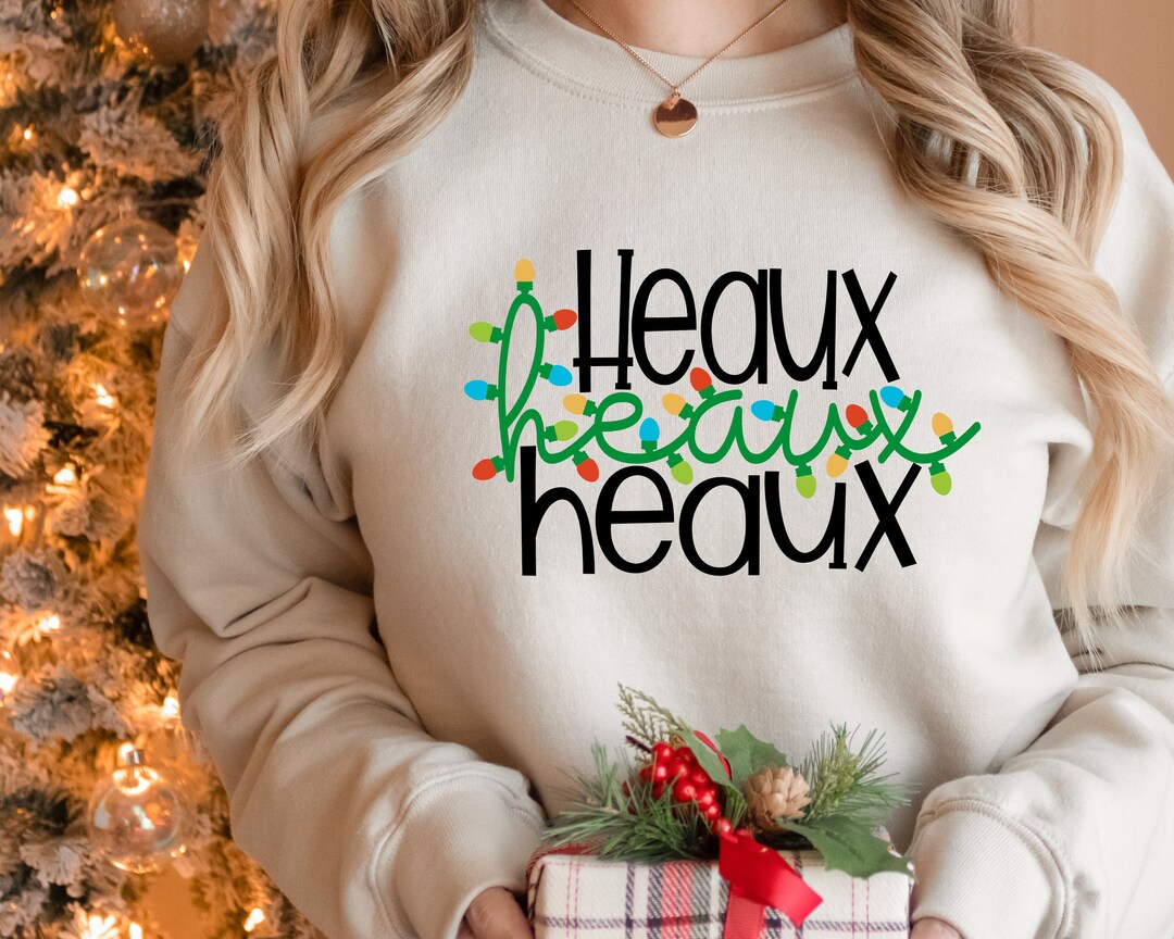 Heaux Heaux Heaux SVG / Merry Christmas SVG / Ho Ho Ho Christmas Lights ...