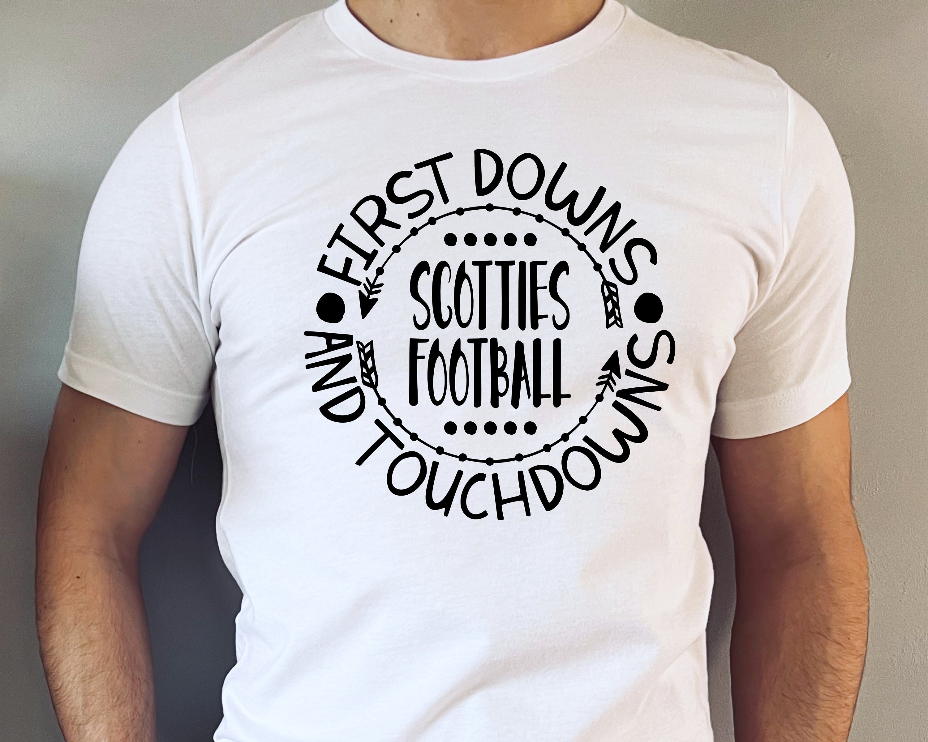 Football SVG / First Downs Touchdowns SVG / Scotties Football SVG ...