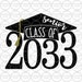 Senior Class of 2033 SVG / Back to School / First Day School ...