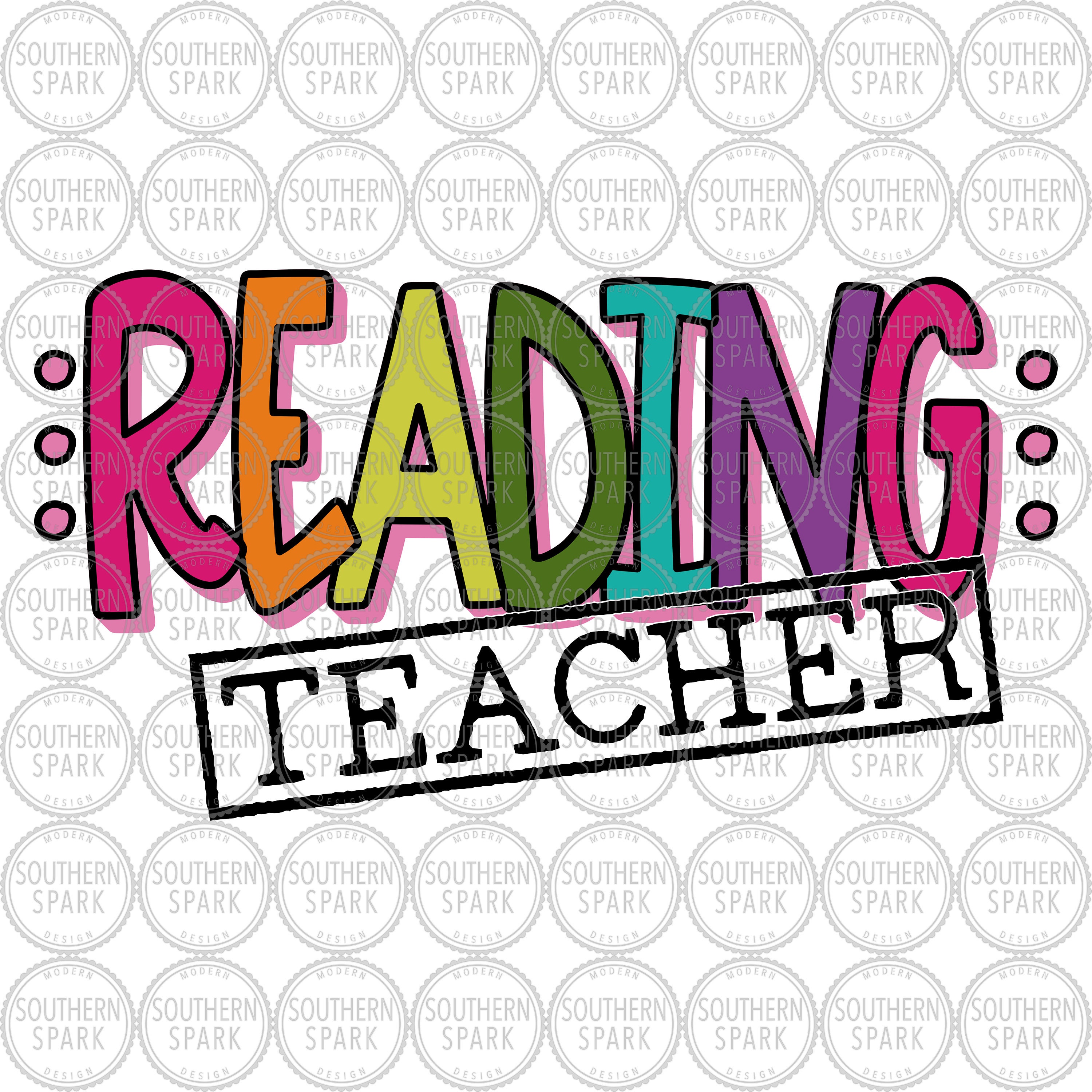 Reading Teacher SVG / Librarian SVG / Library / First Day / - Etsy