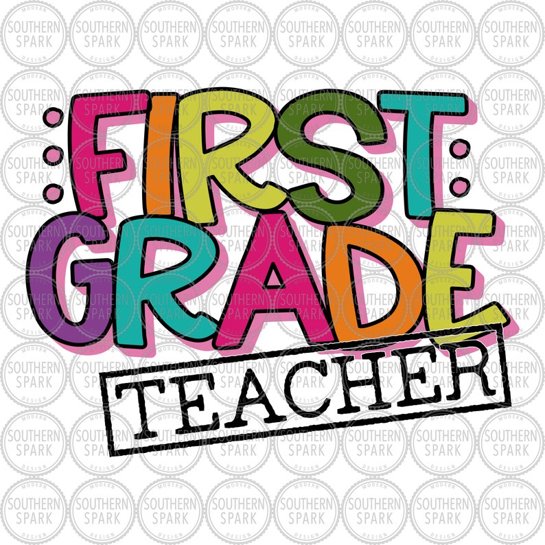 First Grade Teacher SVG / First Grade SVG / First Day SVG / - Etsy México