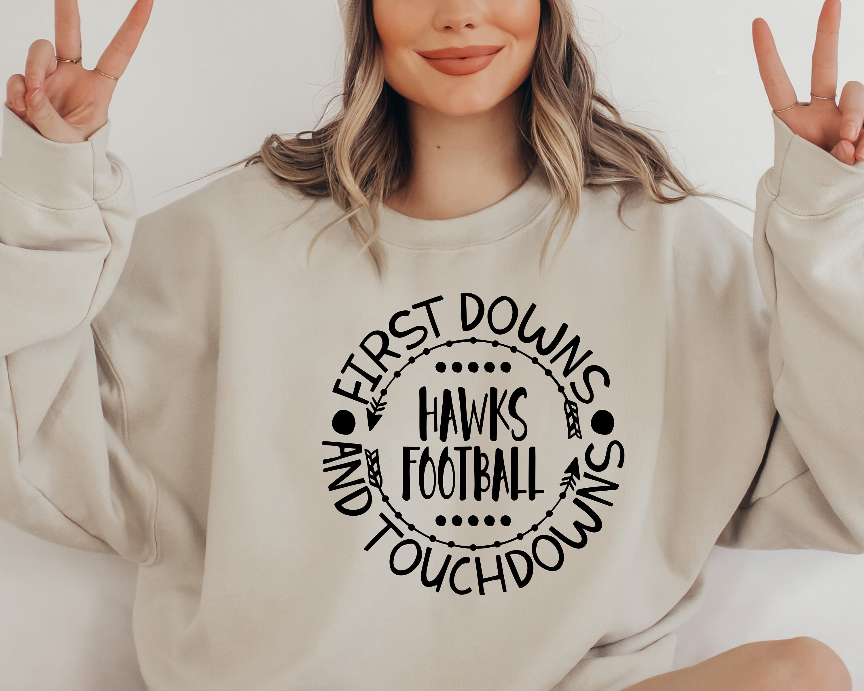 Football SVG / First Downs and Touchdowns SVG / Hawks Football - Etsy