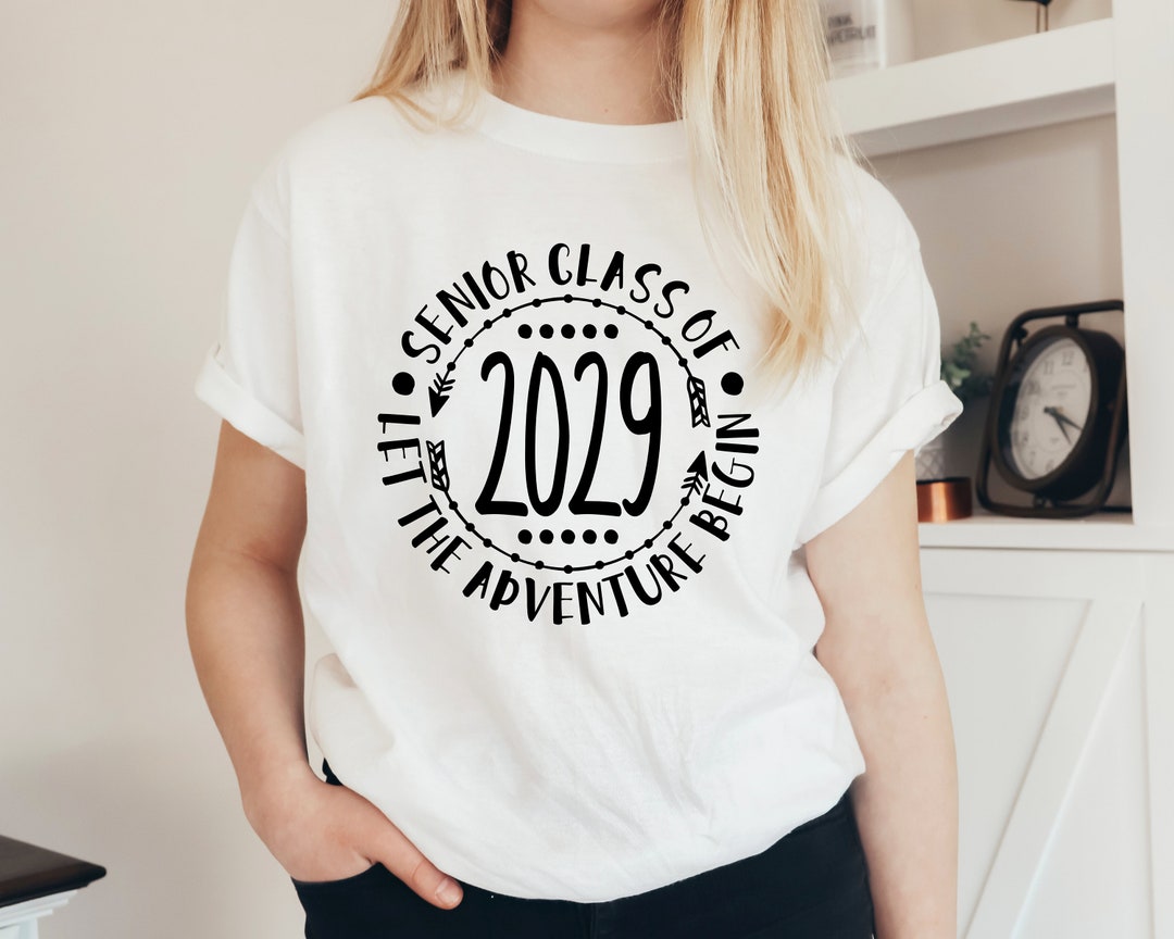 Senior 2029 SVG / Senior Class of 2029 Let the Adventure Begin ...