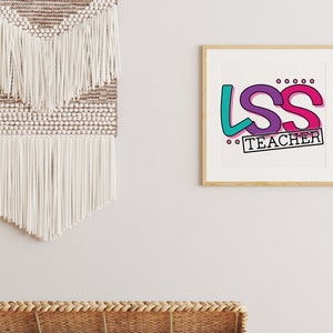 LSS Teacher SVG / LSS Teacher Png / Life Skills Support Teacher / Cut ...