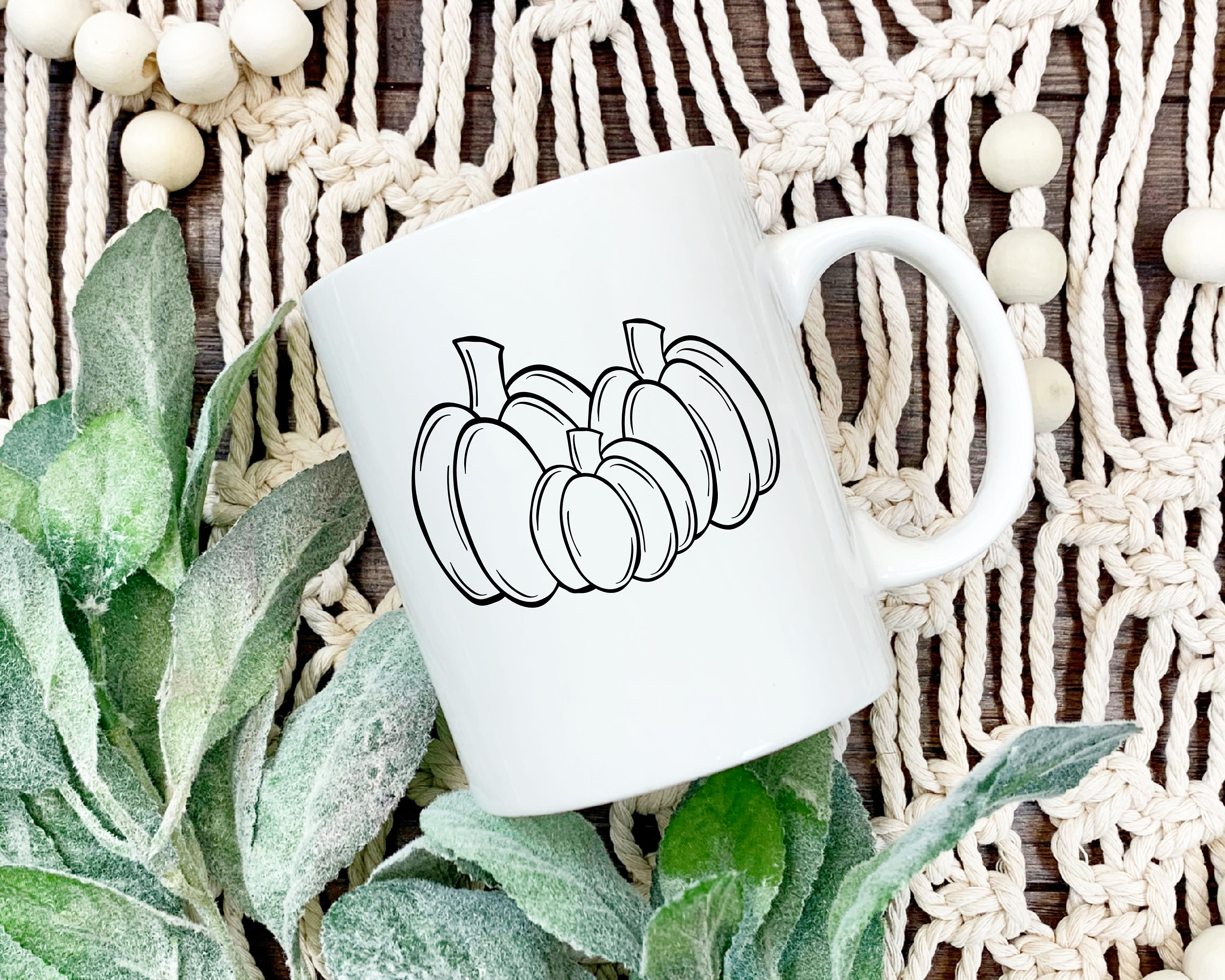 3 Pumpkins Outline SVG / Pumpkin Outline SVG / Fall SVG / - Etsy