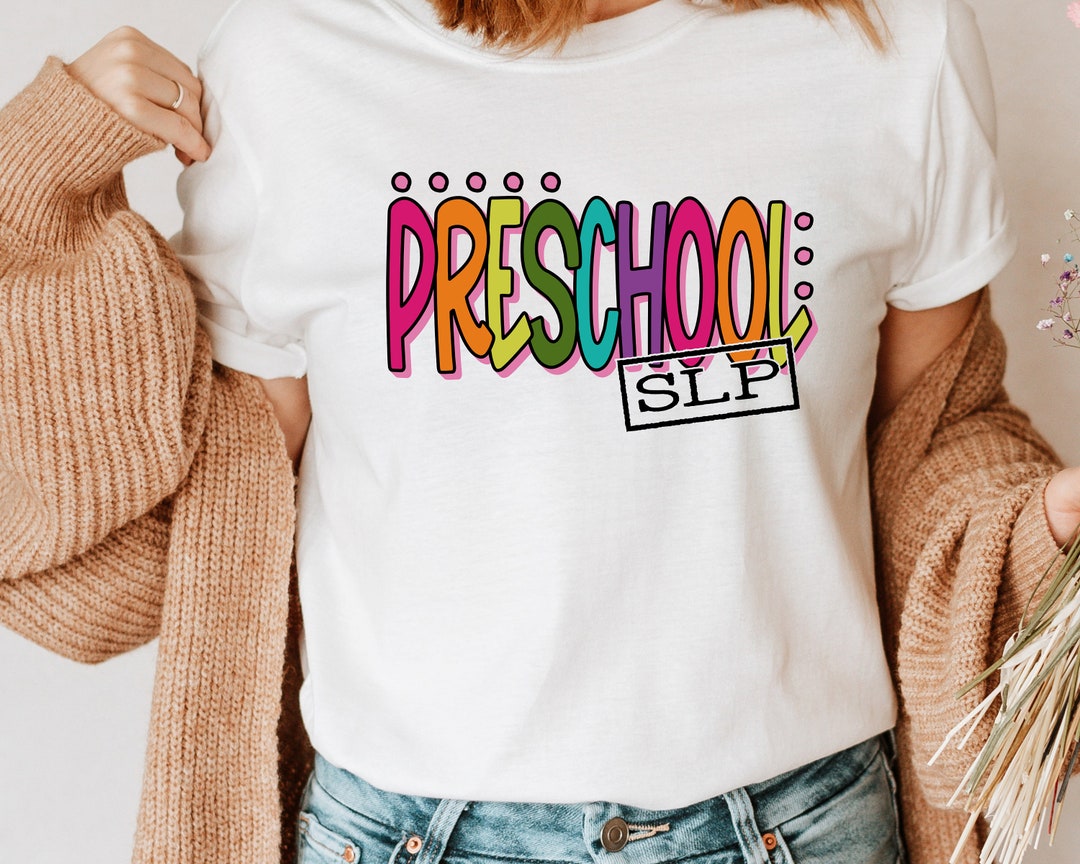 Preschool SLP SVG / Preschool Speech Language Pathologist / Cut File ...