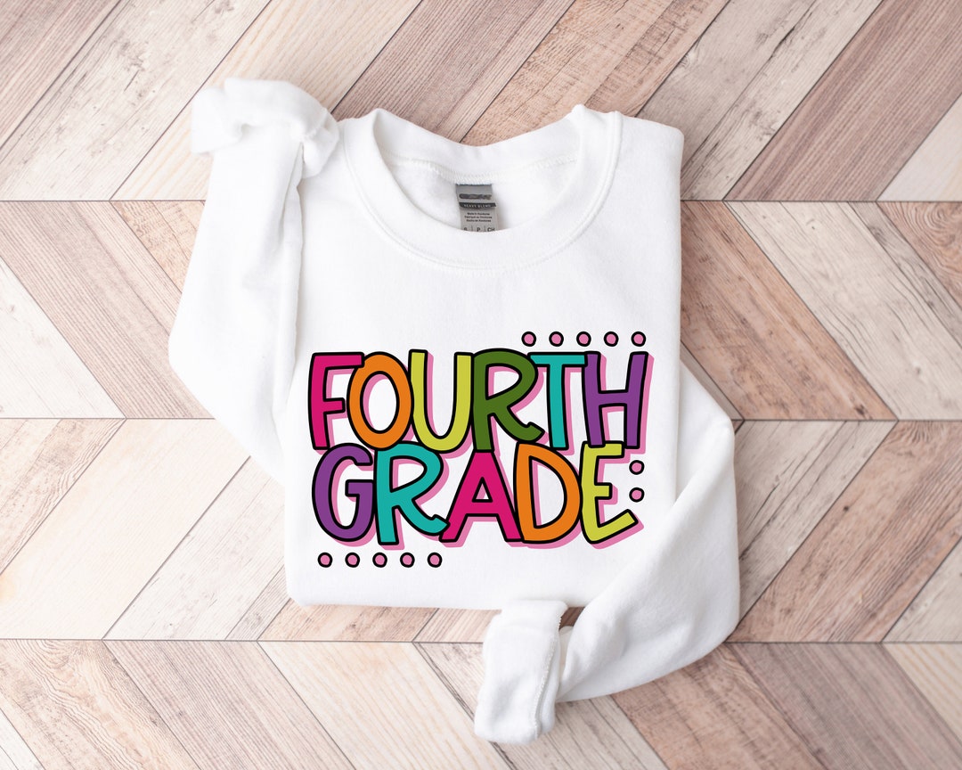 Fourth Grade SVG / Fourth Grade PNG / Teacher First Day Back to School ...