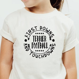 Football SVG / First Downs Touchdowns SVG / Terrier Football / Cheer ...