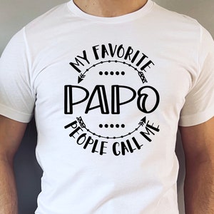 Father's Day SVG / My Favorite People Call Me Papo SVG / Papa SVG / Cut File / Clip Art ...