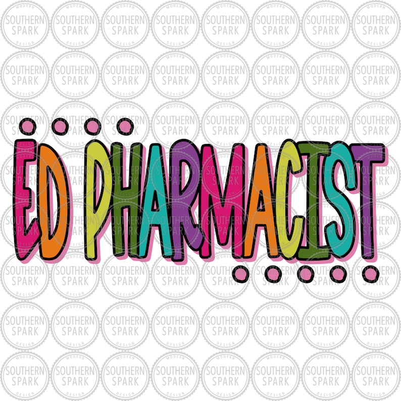 ED Pharmacist Svg / ED Pharmacist Png / Emergency Department Pharmacist ...