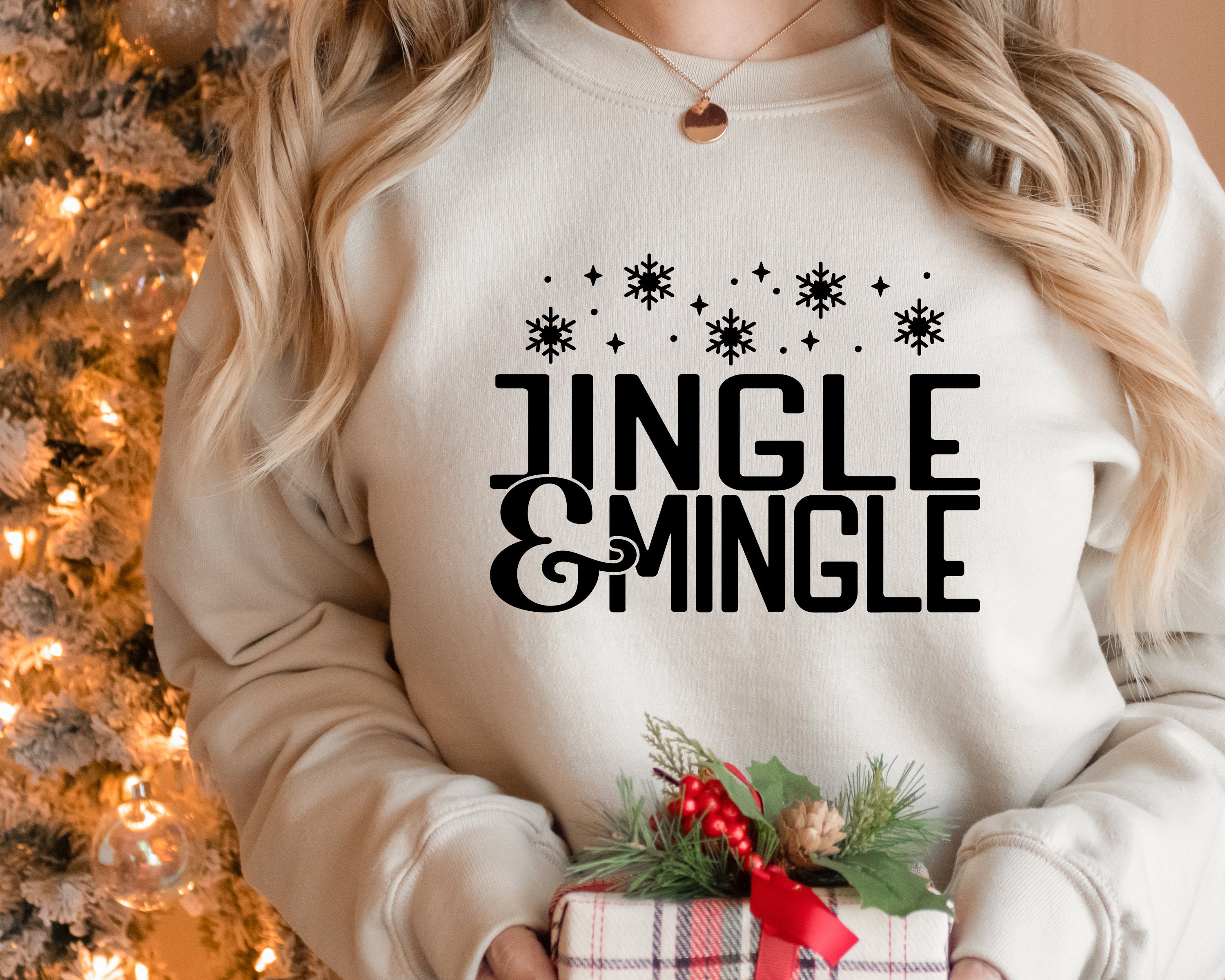 Merry Christmas SVG / Jingle & Mingle SVG / Jingle and Mingle - Etsy