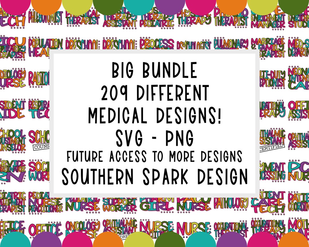 Medical Bundle SVG Medical Bundle PNG / Health Care Bundle SVG Health ...