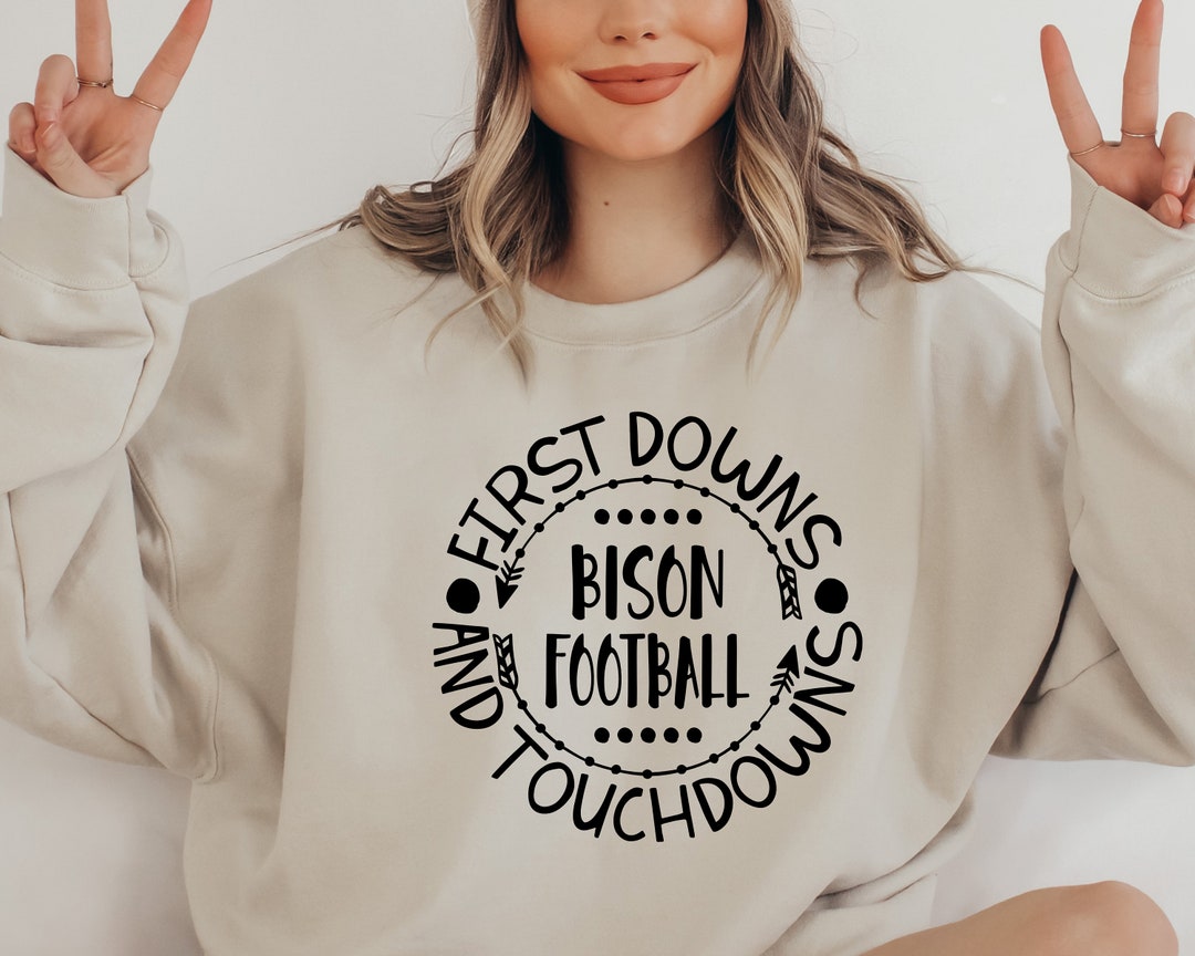 Football SVG / First Downs and Touchdowns SVG / Bison Football / Cheer ...