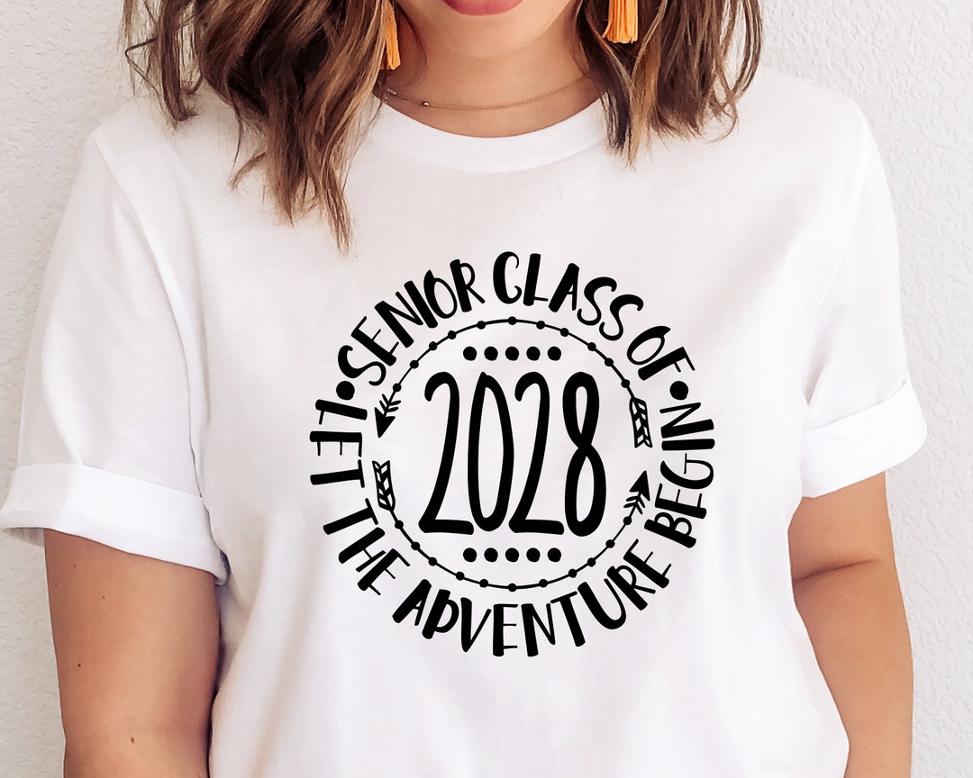 Senior 2028 SVG / Senior Class of 2028 Let the Adventure Begin ...