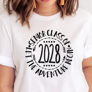Senior 2028 SVG / Senior Class of 2028 Let the Adventure Begin ...