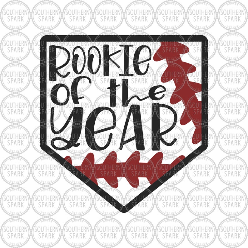 Birthday SVG / Rookie Of The Year SVG / First / Baseball / | Etsy