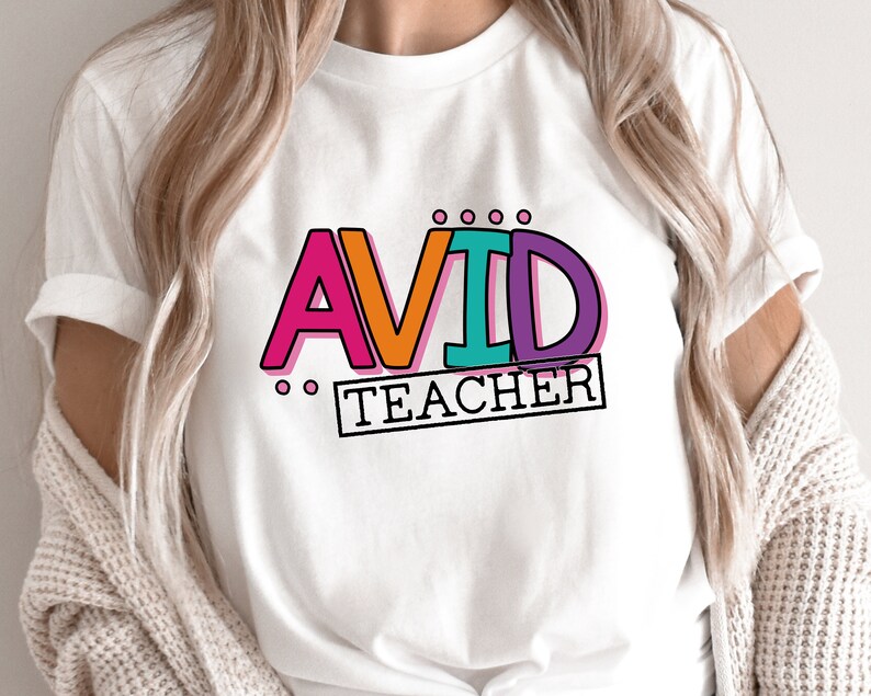 Avid Teacher SVG / Advancement via Individual Determination / Back to ...