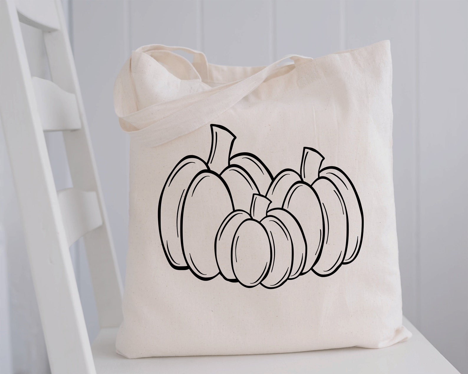 3 Pumpkins Outline SVG / Pumpkin Outline SVG / Fall SVG / - Etsy