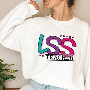 LSS Teacher SVG / LSS Teacher Png / Life Skills Support Teacher / Cut ...