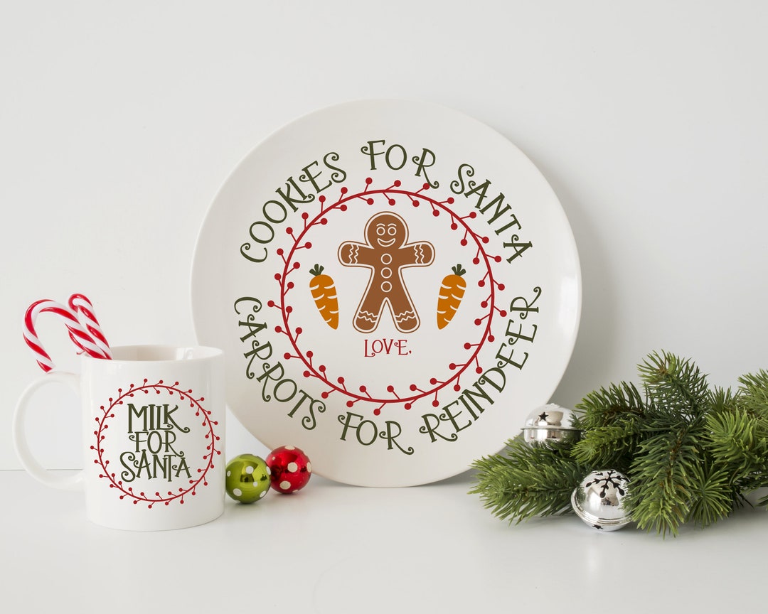 Christmas SVG / Cookies for Santa and Carrots for Reindeer / Milk for ...