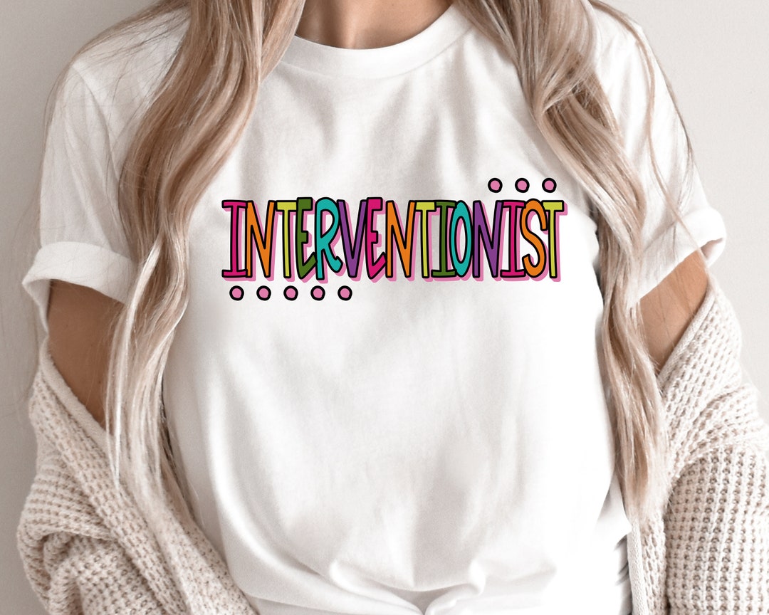 Interventionist SVG / Interventionist Gift First Day Back to School SVG ...