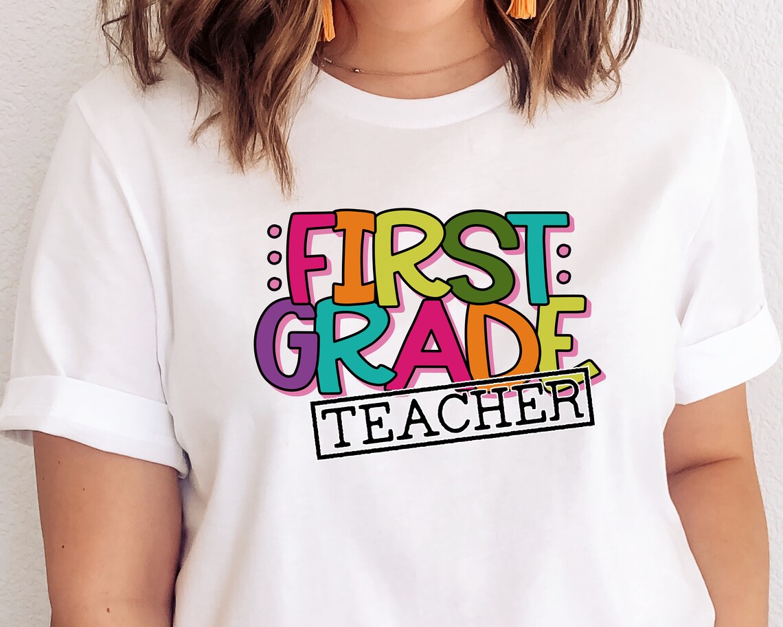 First Grade Teacher SVG / First Grade SVG / First Day SVG / Back to ...