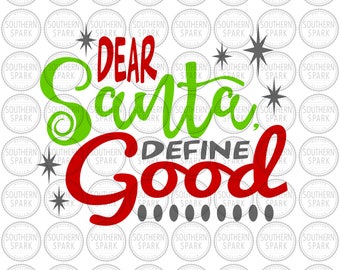 Santa Define Good | Etsy