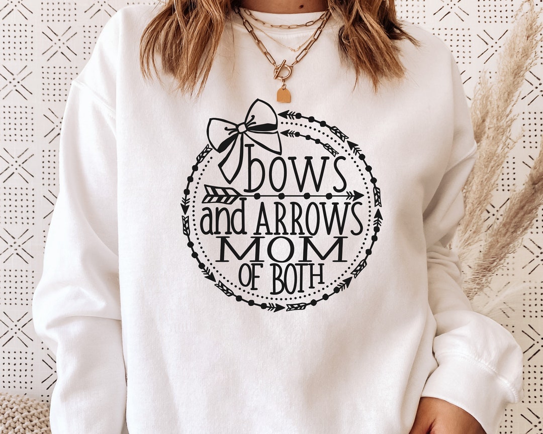 Mom SVG / Bows and Arrows Mom of Both SVG / Mom / Mommy / Mother's Day ...