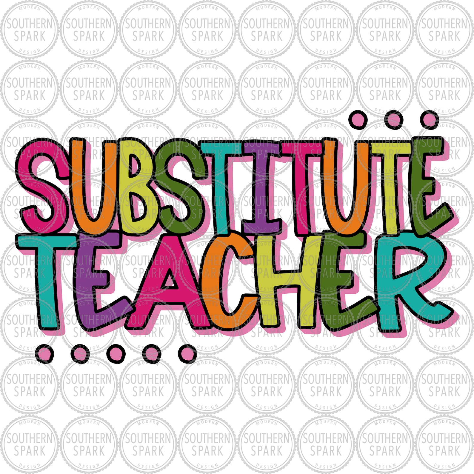 Substitute Teacher SVG / Sub SVG / Teaching / First Day / Back - Etsy