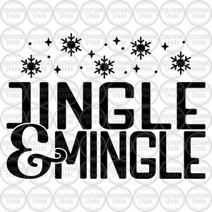 Merry Christmas SVG / Jingle & Mingle SVG / Jingle and Mingle ...