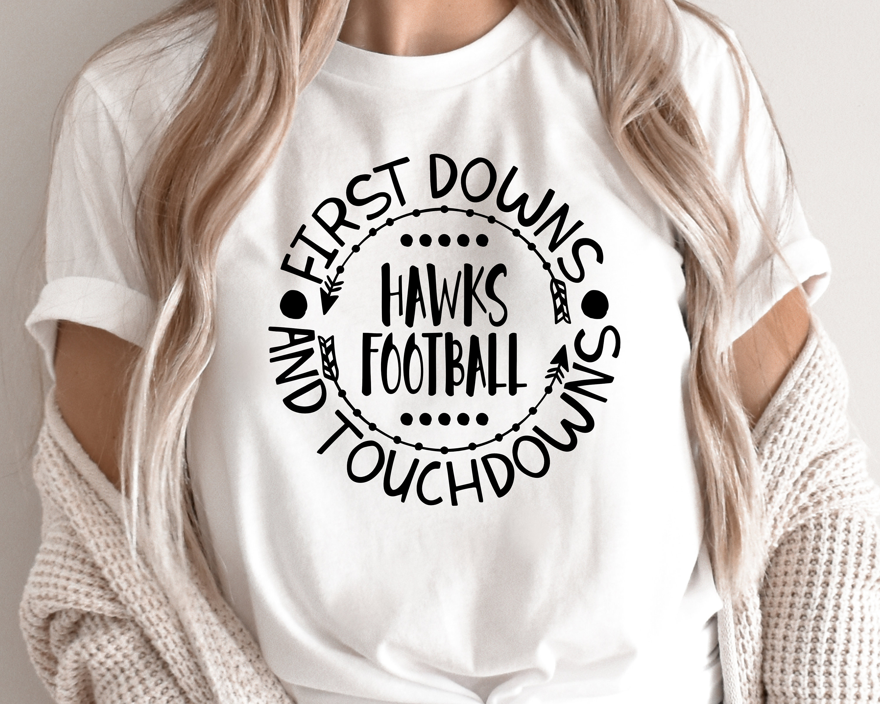 Football SVG / First Downs and Touchdowns SVG / Hawks Football - Etsy