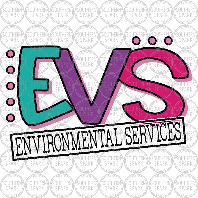 EVS Environmental Services SVG / Medical / Hospital Health - Etsy