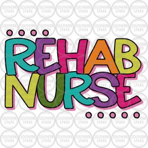 Rehab Nurse SVG / Rehab Nurse PNG / Nurse Design SVG / Medical Field ...