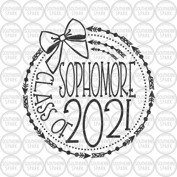 Sophomore 2021 SVG / Sophomore SVG / Back To School / | Etsy