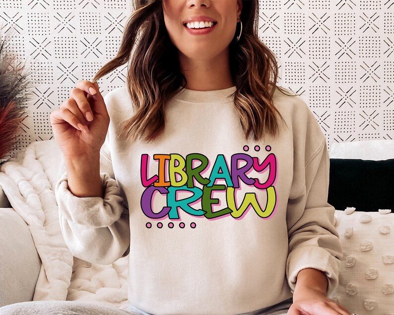 Library Crew SVG / Library Staff SVG / First Day SVG / Back to - Etsy