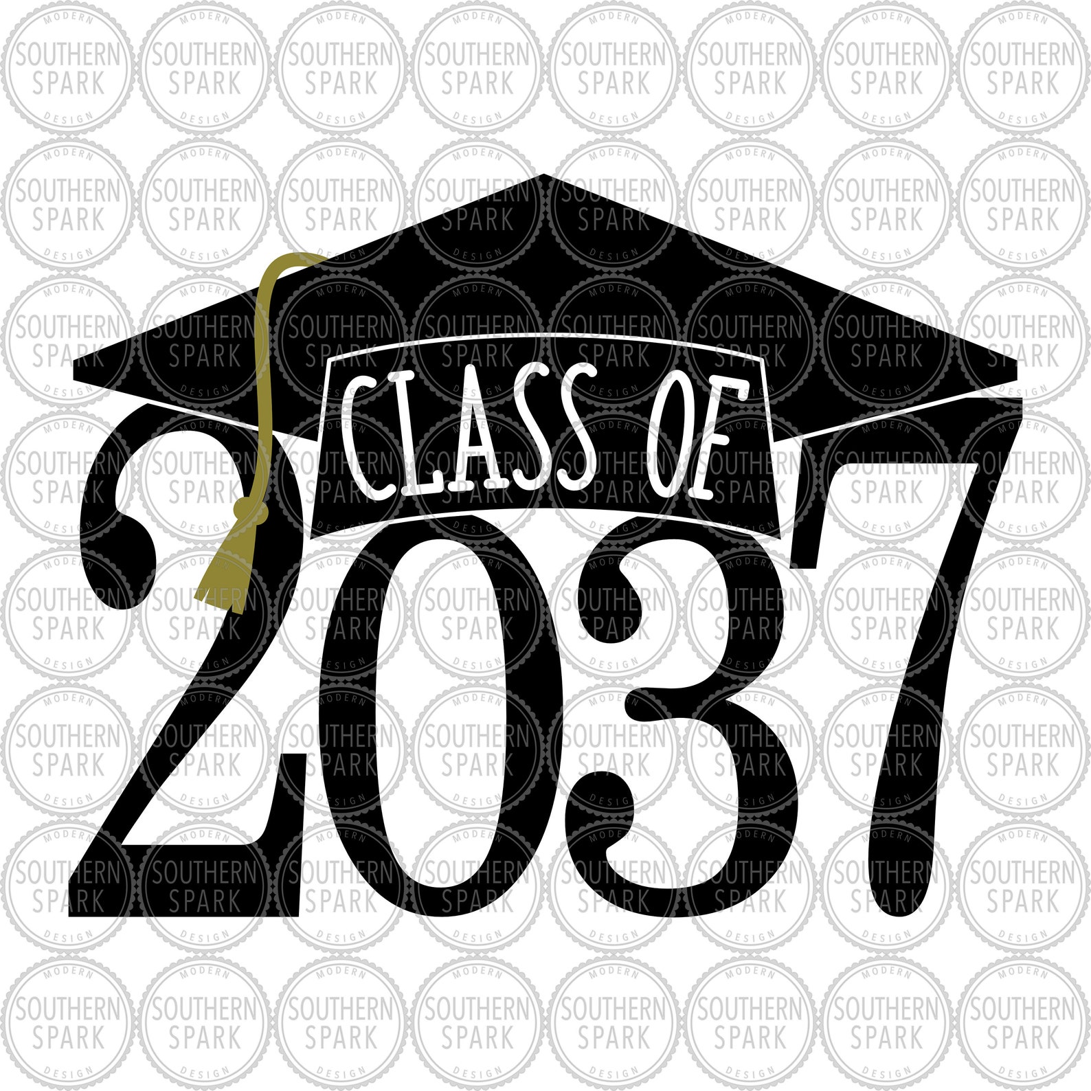 Class of 2037 SVG / Senior Class of 2037 SVG / Back to School - Etsy