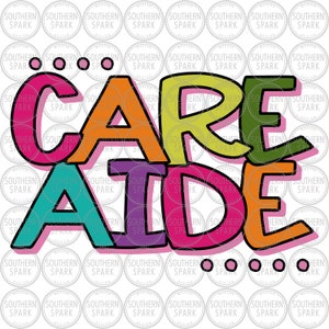 Care Aide SVG PNG / Health Care Aide SVG / Health Aide School / Cut ...