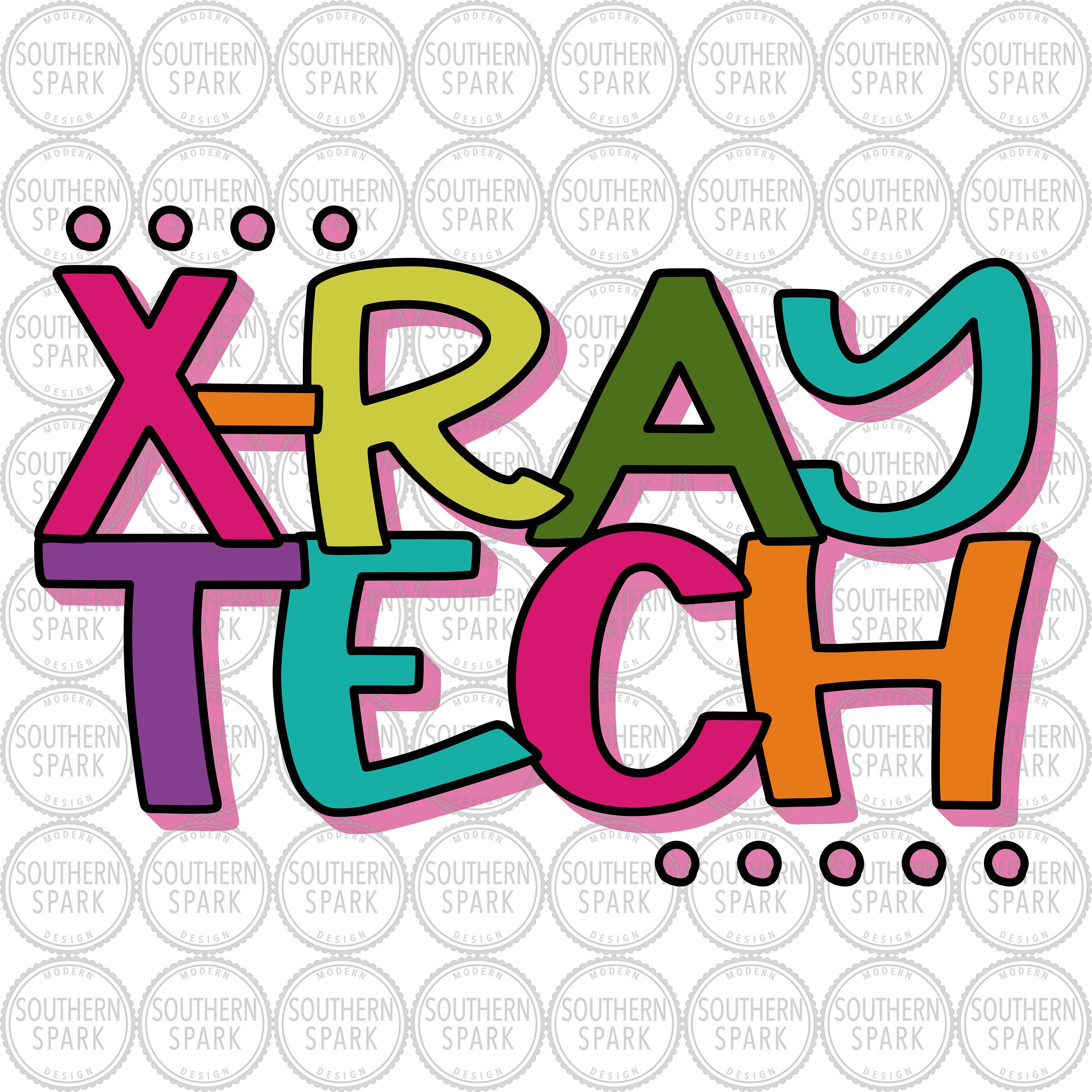X-ray Tech Svg Png Eps Pdf Jpg Dxf - Medical Health Care Design ...