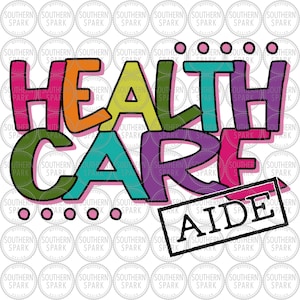 Health Care Aide SVG PNG / School Health Aide SVG / Health Aide School ...