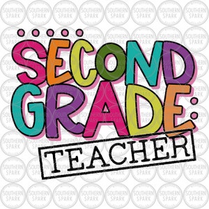 Second Grade Teacher SVG / Second SVG / First Day SVG / Back to School ...