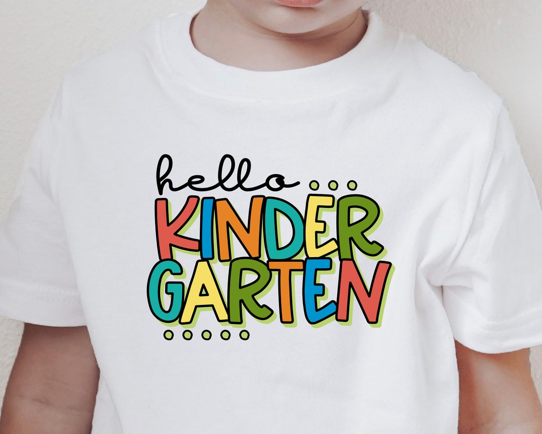 Hello Kindergarten SVG / Kindergarten SVG / First Day / Back to School ...