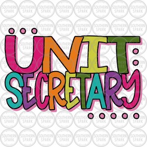 Unit Secretary SVG / Unit Secretary Design SVG / Medical Field Health ...