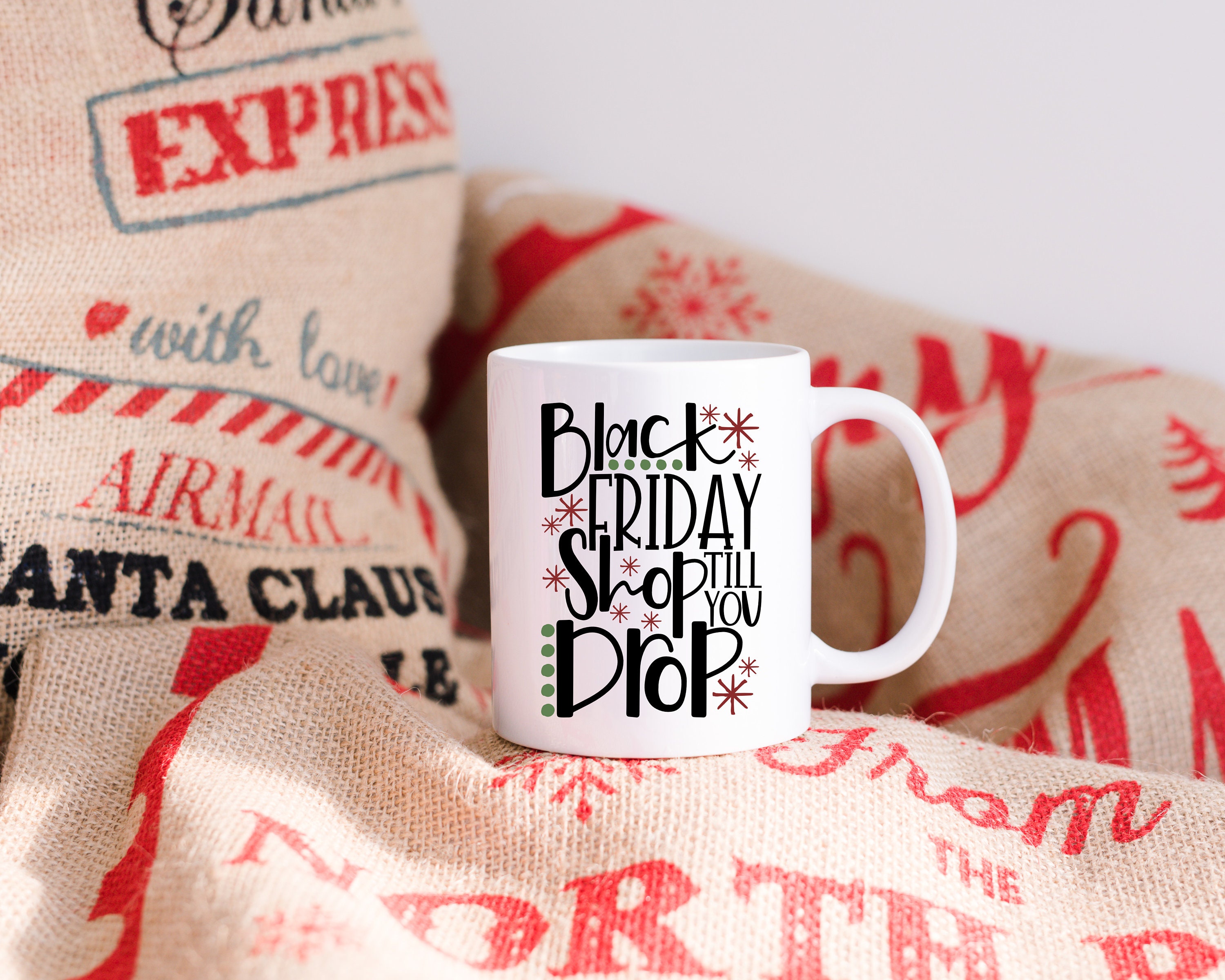 Black Friday Shop Till You Drop (svg, Png, Eps, Pdf, Jpg, Dxf) Digital ...