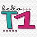 Hello T1 SVG / Transitioning to 1st SVG / School First Day / Back to ...
