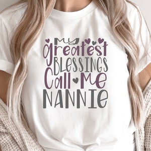 Mother's Day SVG / My Favorite People Call Me Nannie SVG / Nannie SVG ...